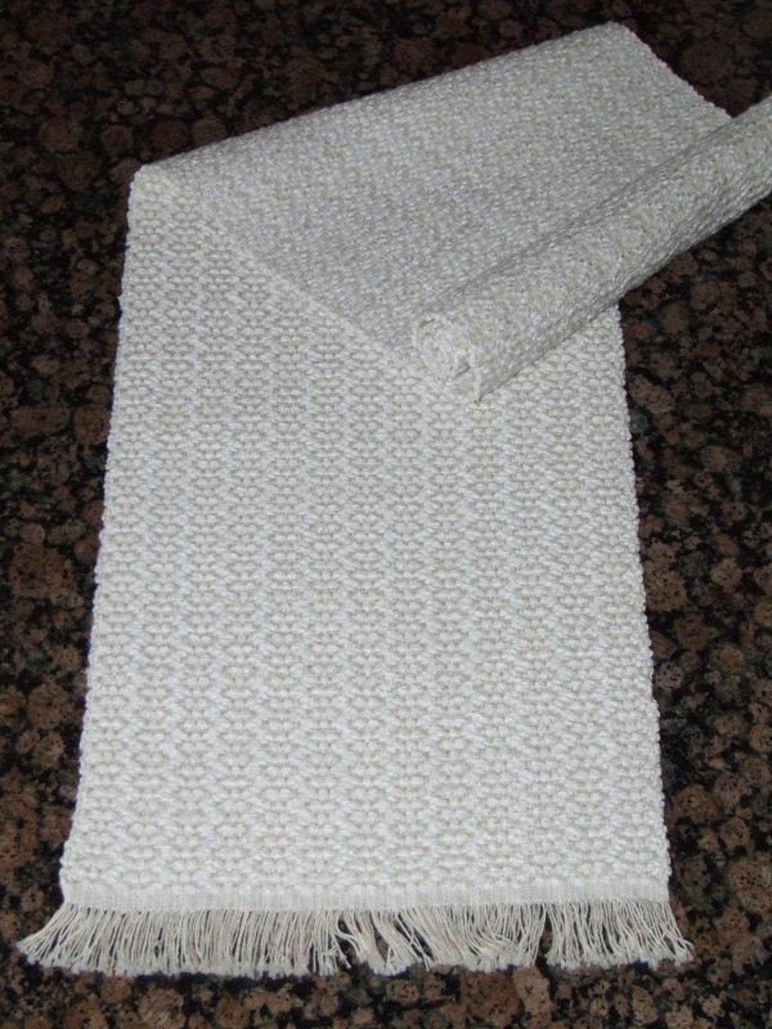 Handwoven Table Runners 50 Inches - White - Etsy
