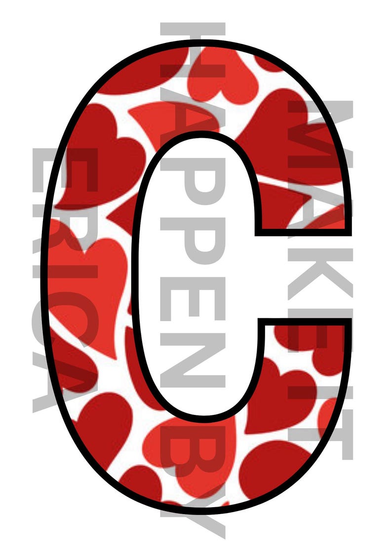 Alphabet Posters, for Valentine's Day Edition Version, for Teachers ...