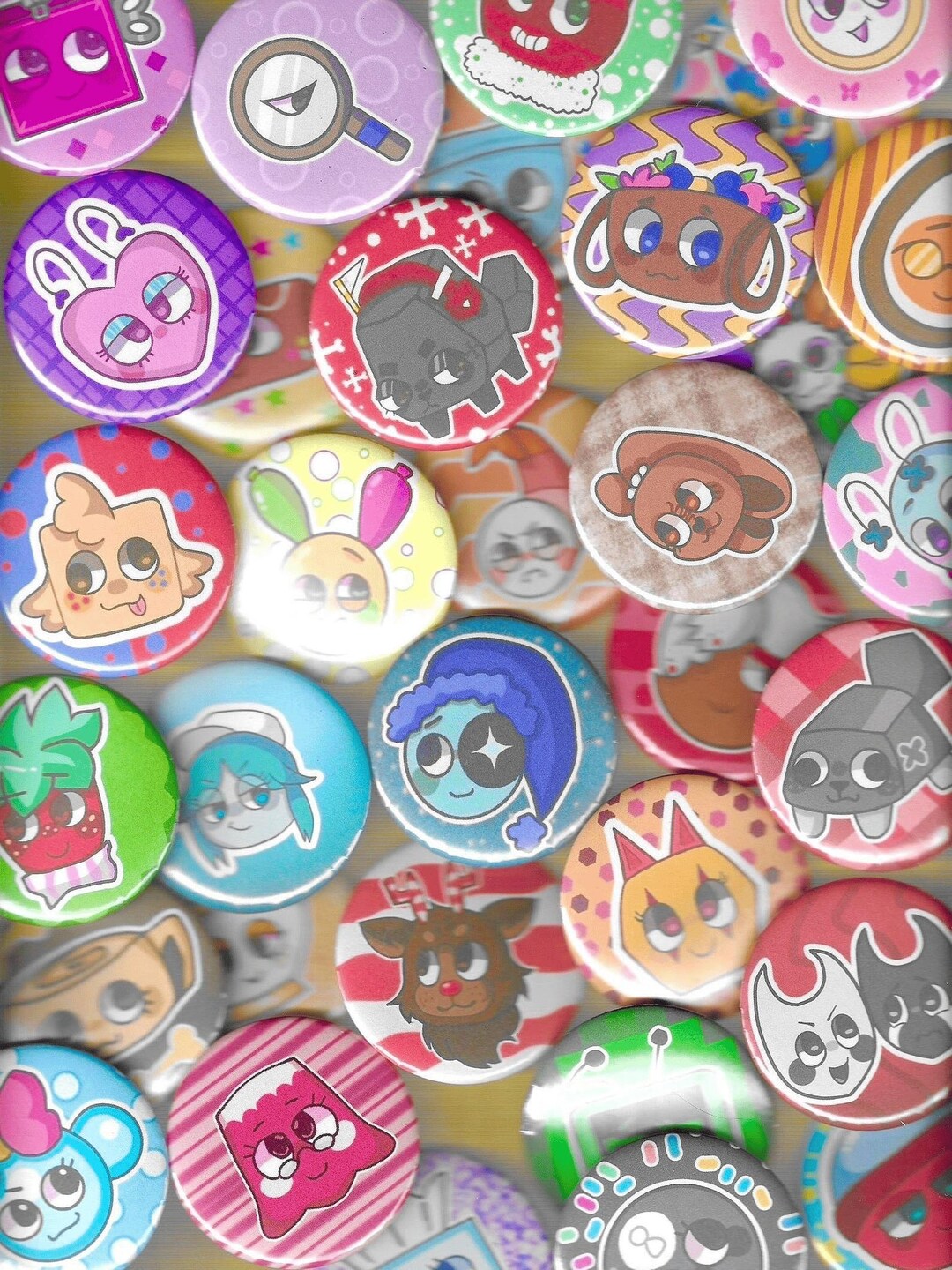 Dandy’s World Pin Buttons, Stylish Collectible Pins, Unique Fashion ...