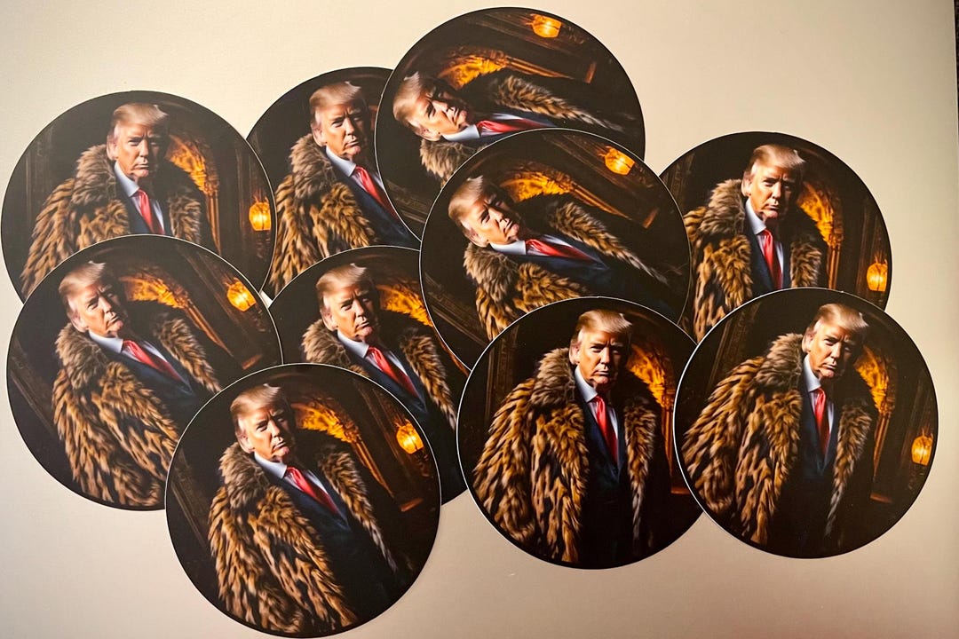 Donald Trump Vinyl Sticker | MAGA Decal for Laptops & Water Bottles ...