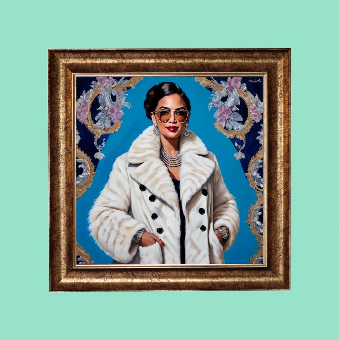 AOC Portrait 12x12 Matte Poster Featuring Alexandria Ocasio-cortez - Etsy