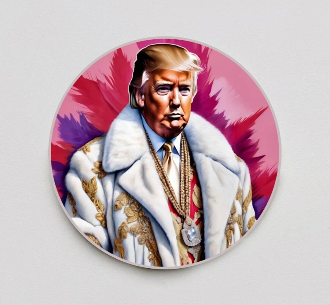 Donald Trump Sticker | MAGA Decal for Laptops & Water Bottles | Ai ...