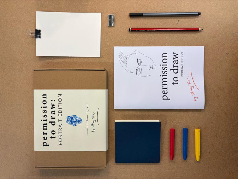 Beginner Drawing Kit for Adults – Mindful Art Gift, Learn to Draw ...