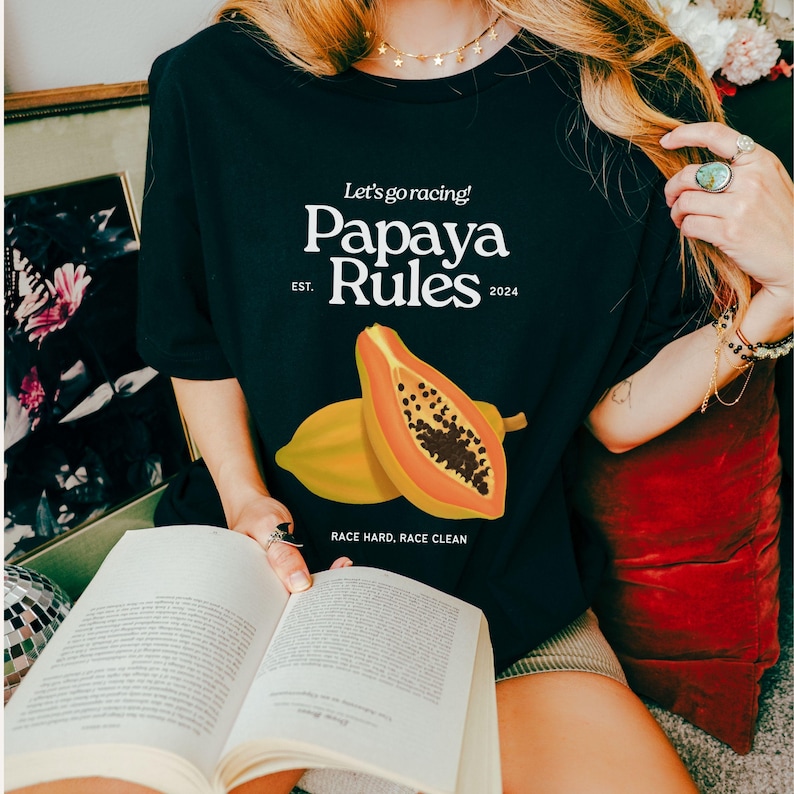 Mclaren Formula 1 T-shirt, F1 Papaya Rules Shirt, Lando Norris Fan Gift, Oscar Piastri Racing ...