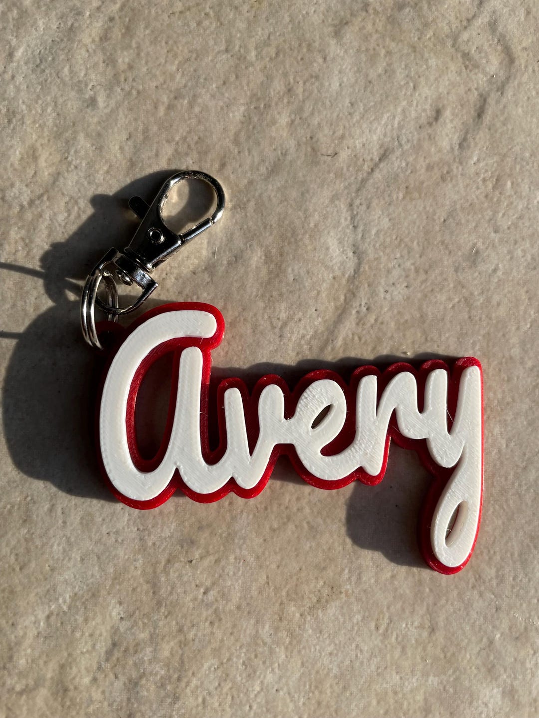 Personalized 3D Printed Name Keychain – Custom Tag - Etsy