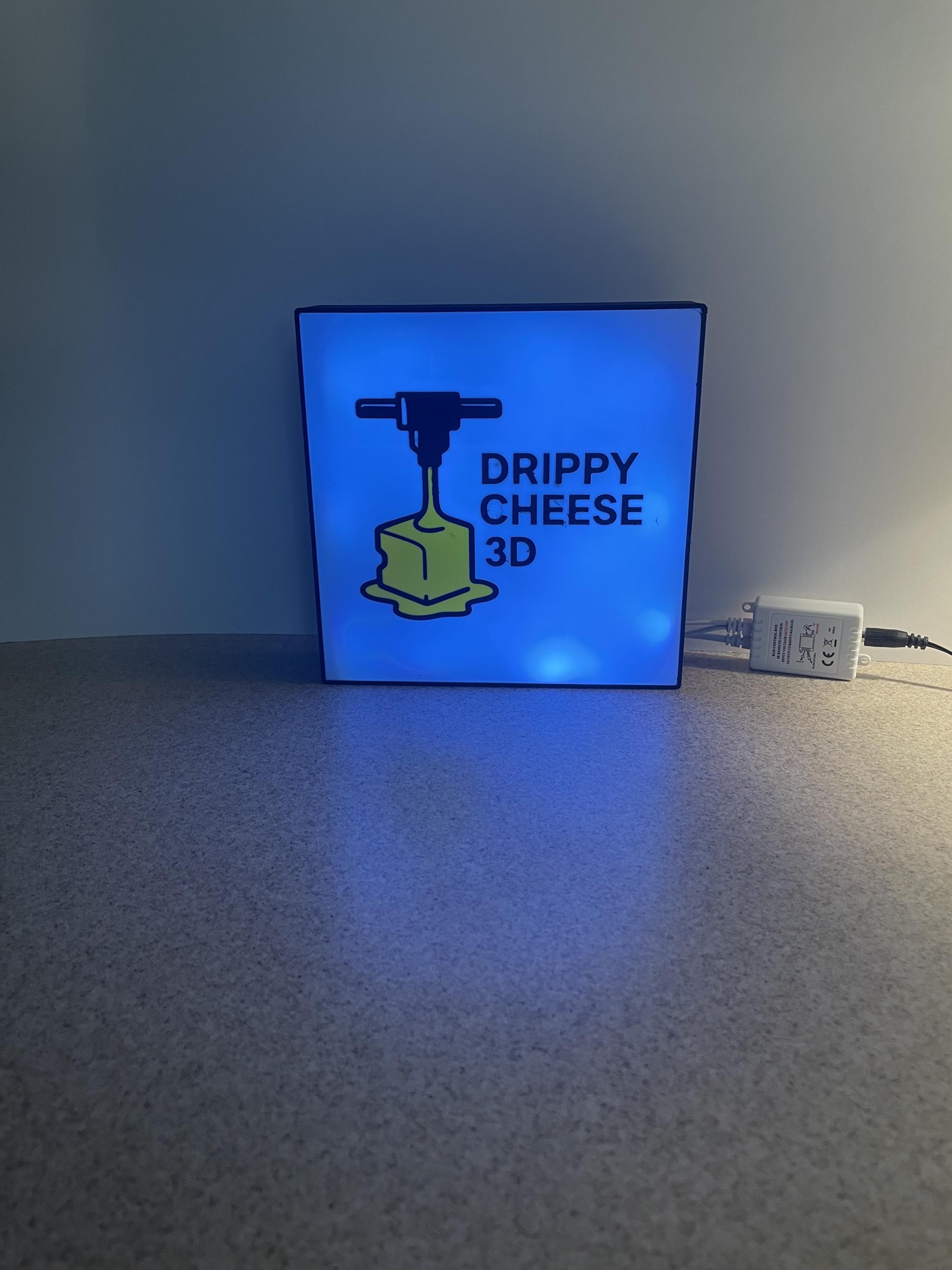Custom 3d Printed Light Box - Personalized LED Sign - Etsy
