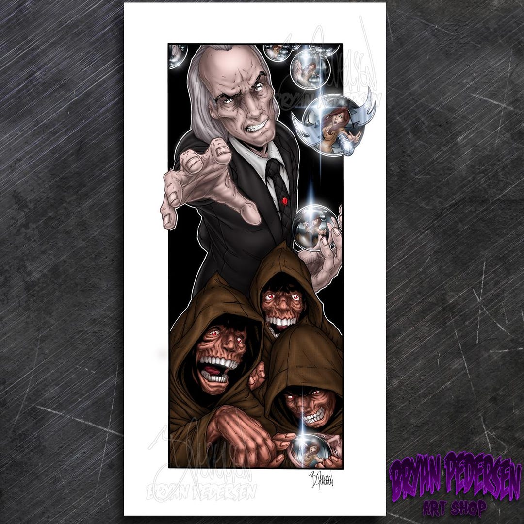 Phantasm Tall Man 12x24 Comic Style Horror Art Print - Etsy