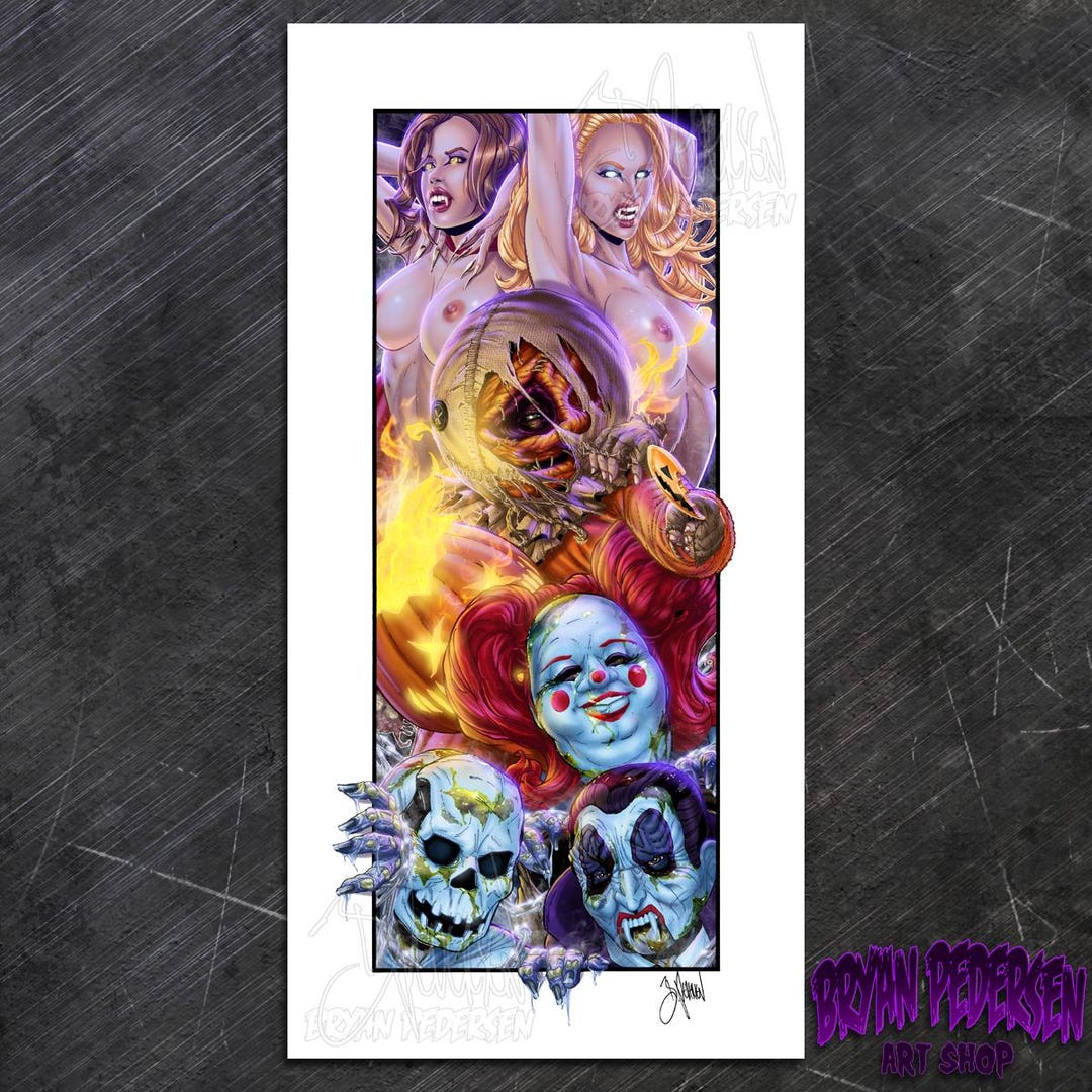 Trick R Treat Battle Damage Sam Werewolf Girls Zombie Trick or Treaters ...