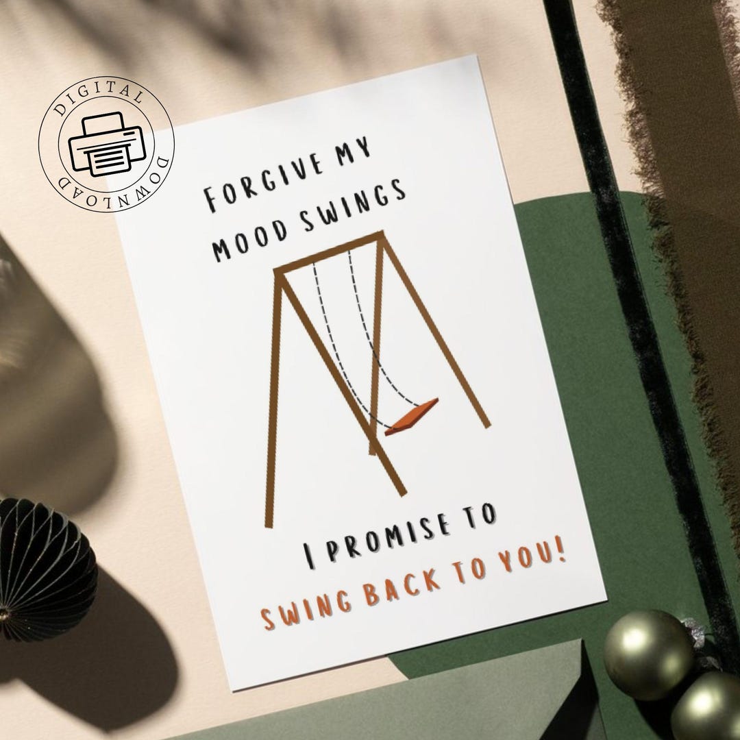 Printable Apology Card - Funny & Cute Emotional Love Note - Forgive Me ...