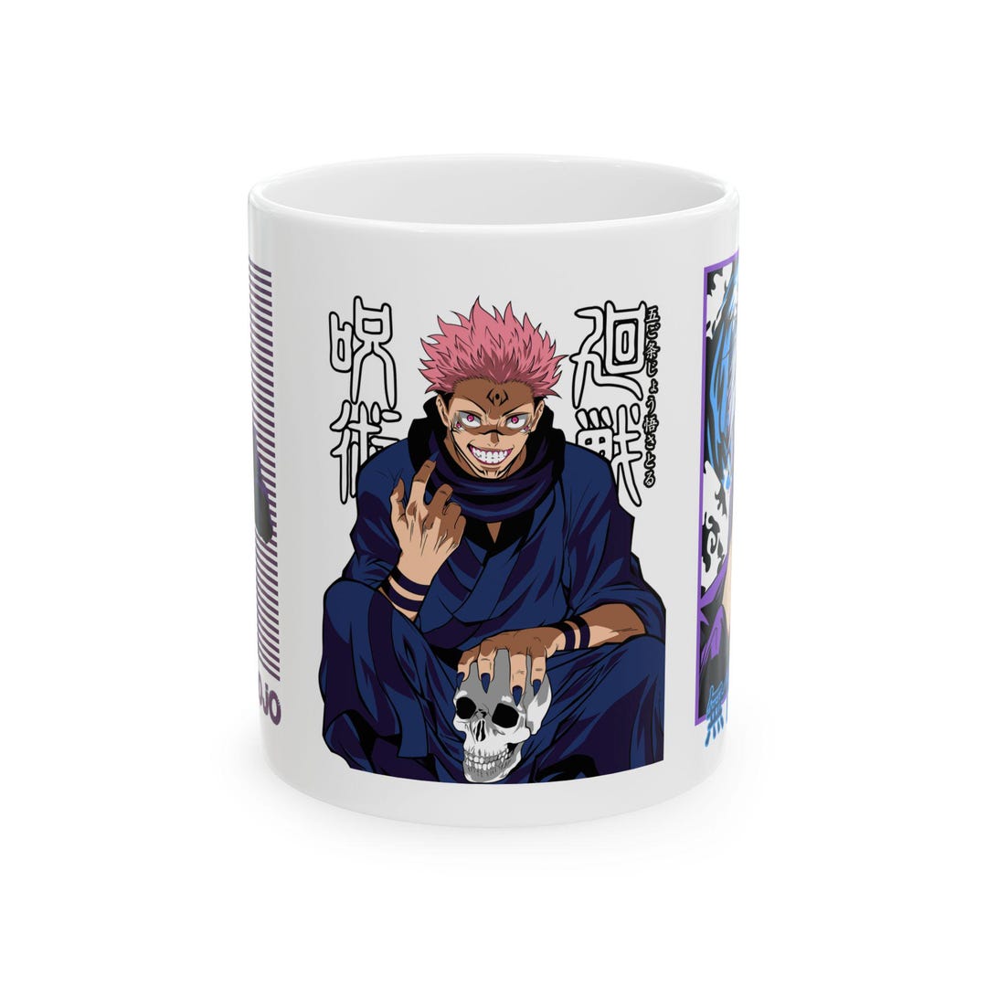 Ryomen Sukuna Mug | Jujutsu Kaisen Anime Coffee Mug - Etsy