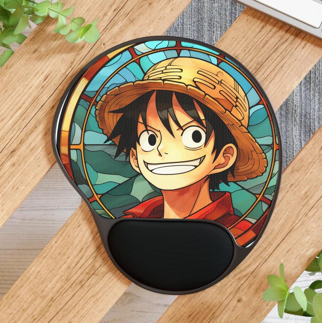 Anime Illustration Mouse Pad, Gel Wrist Support Mousepad - Etsy
