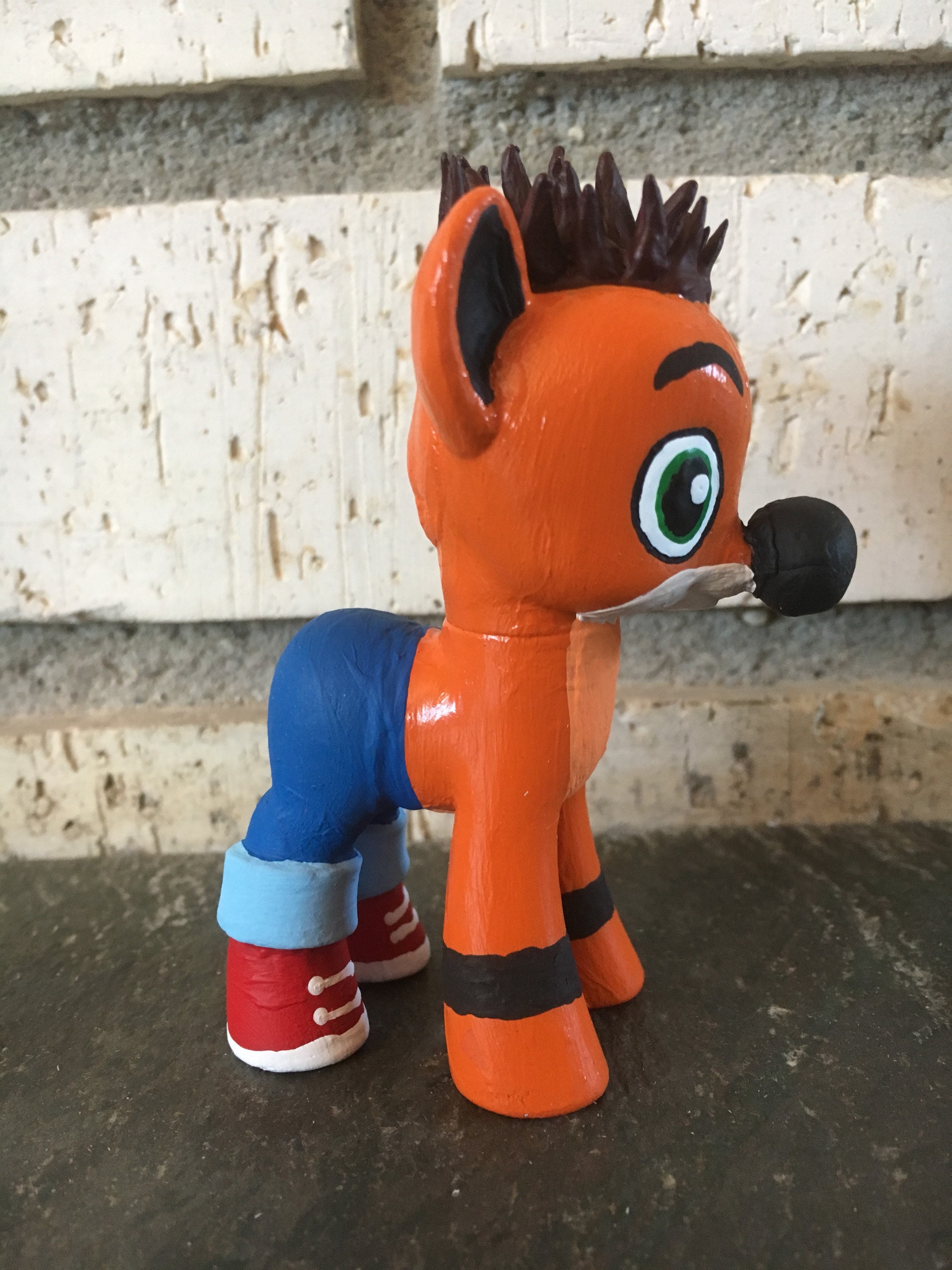 Crush Bandicoot is in the House Pony Little Collectable - Etsy