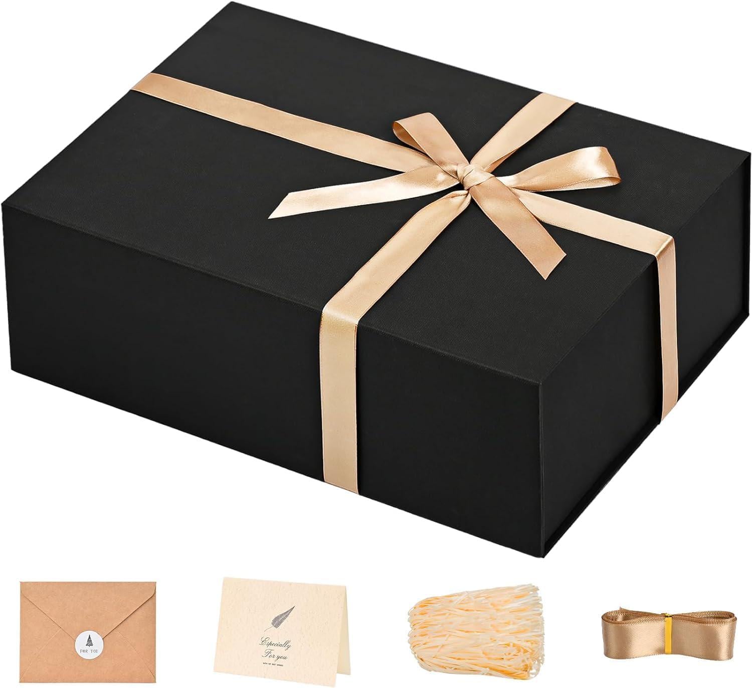 Large Gift Boxes With Magnetic Lids - 13 X 10 X 5 Inch - Gift Box ...