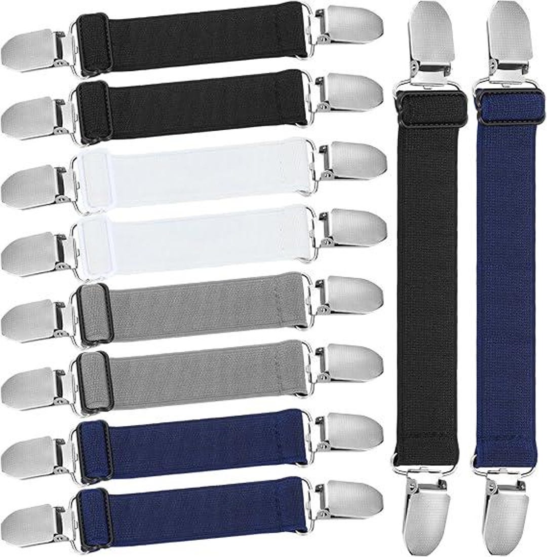 10 Pcs Pant Waist Tightener Waist Cinch Clip Belt Adjustable Elastic ...