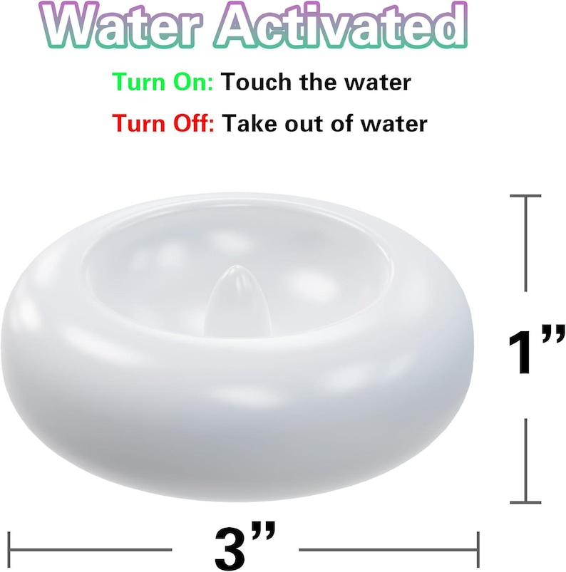 24pcs Flameless LED Floating Candles Battery Operated, 120+ Hours Glow ...