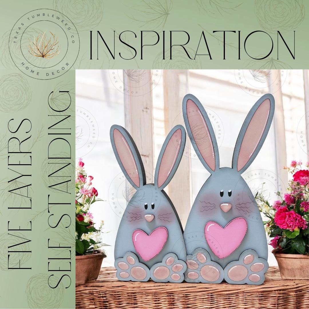 DIY | Chunky Bunnies Shelf Sitter | DIY Easter Shelf Sitter | Spring ...