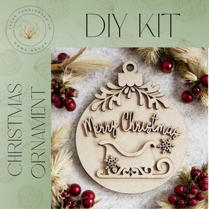 DIY | Vintage Mistletoe Christmas Ornament Bundle | Gift Tag ...