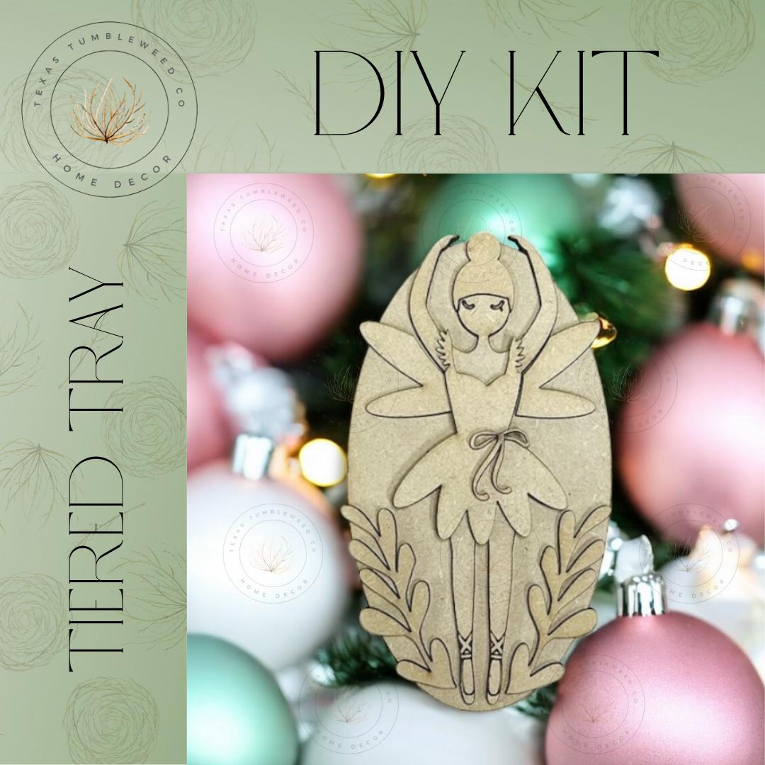 DIY | Nutcracker Tray Set | Nutcracker Mantel Decor | Winter ...
