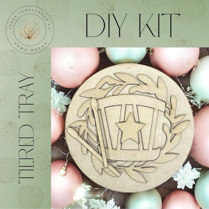 DIY | Nutcracker Tray Set | Nutcracker Mantel Decor | Winter ...