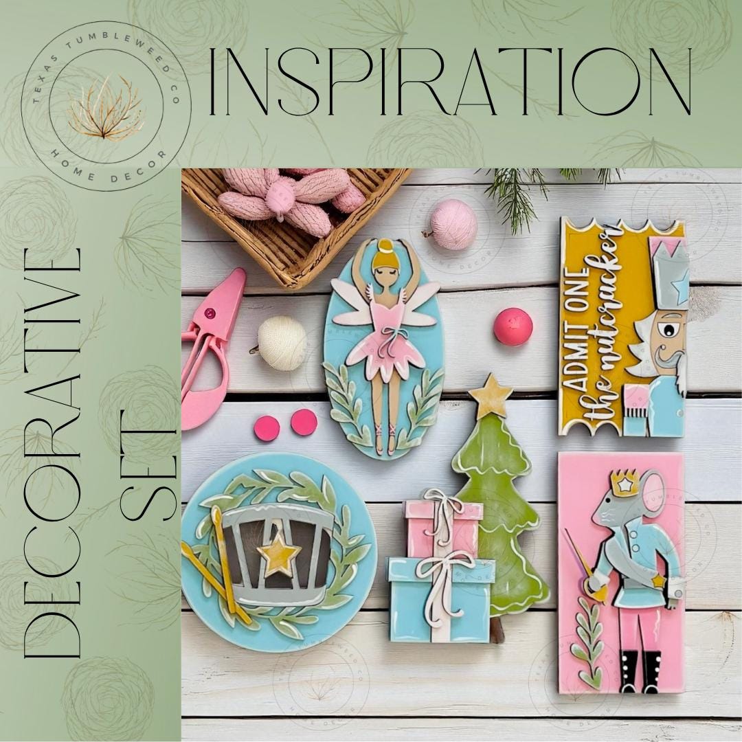 DIY | Nutcracker Tray Set | Nutcracker Mantel Decor | Winter ...