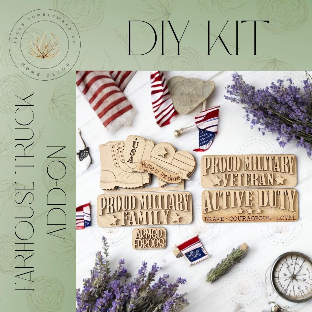 DIY | Add-on for Interchangeable Farmhouse Truck Base | Armed Forces ...
