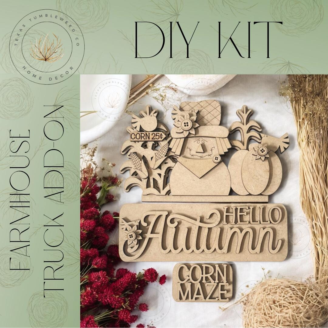 DIY | Add-on for Interchangeable Farmhouse Truck Base | Hello Autumn ...