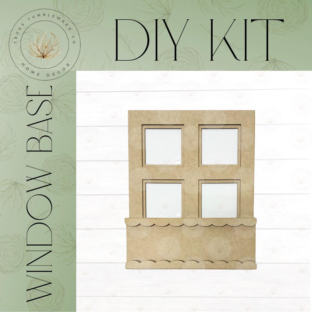 DIY | Decorative Window Box Shelf Sitter Interchangeable Base | Home ...