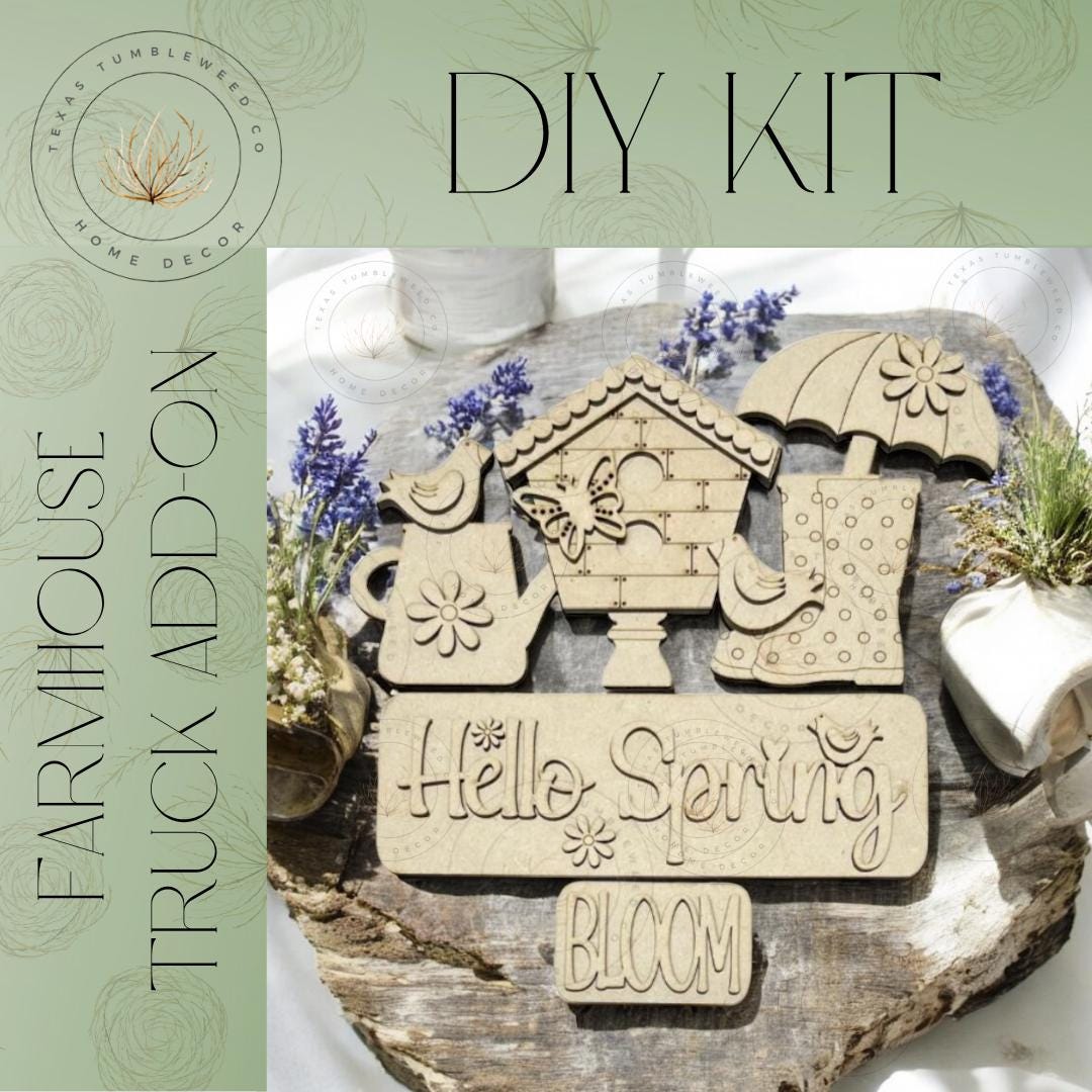 DIY | Add-on for Interchangeable Farmhouse Truck Base | Spring’s in ...