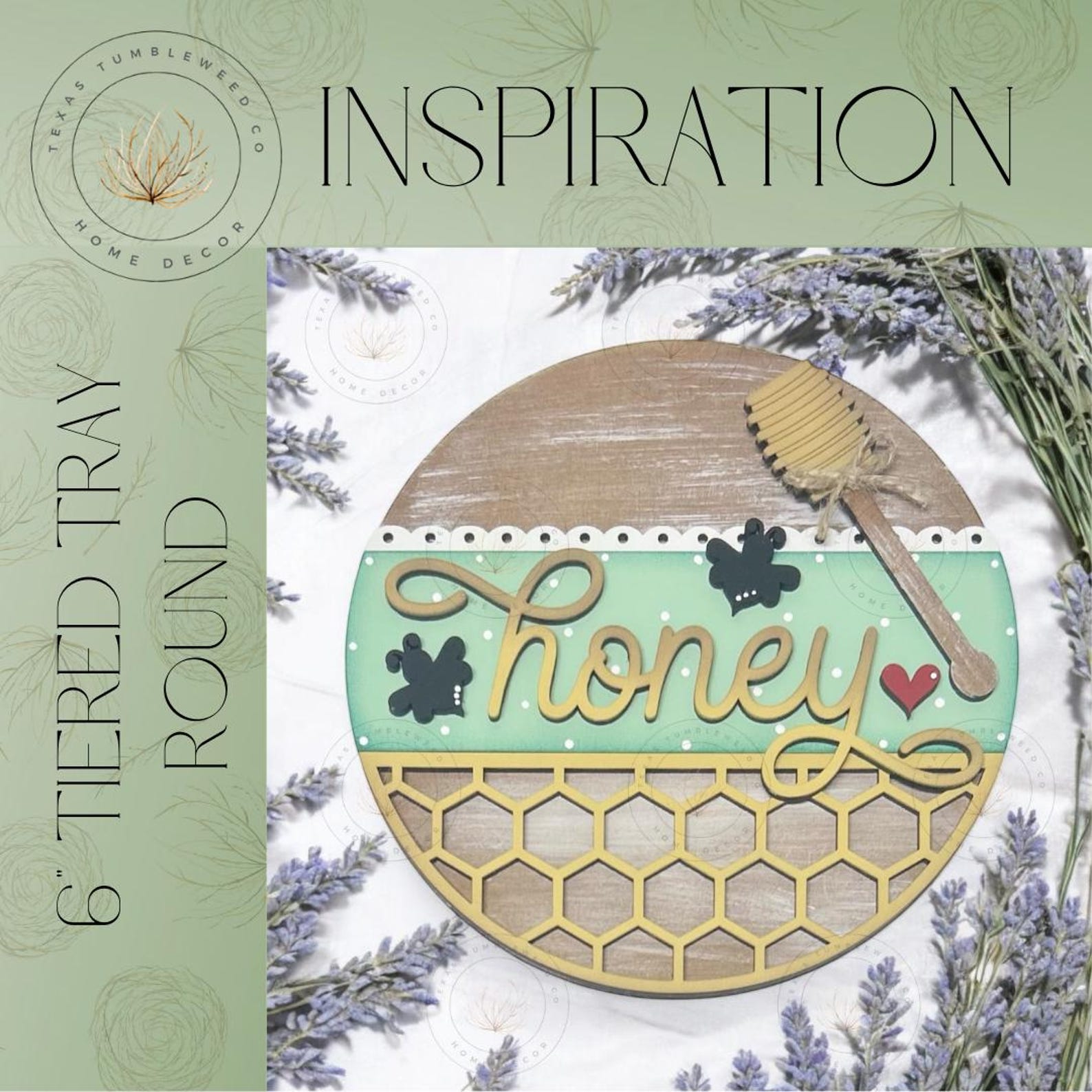 DIY Mini Honey Bees Tiered Tray Set | Honey Bees Set | DIY Spring ...