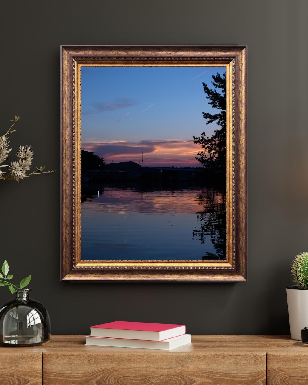 Tranquil Sunset Reflection – Digital Download Photography Print, Serene ...