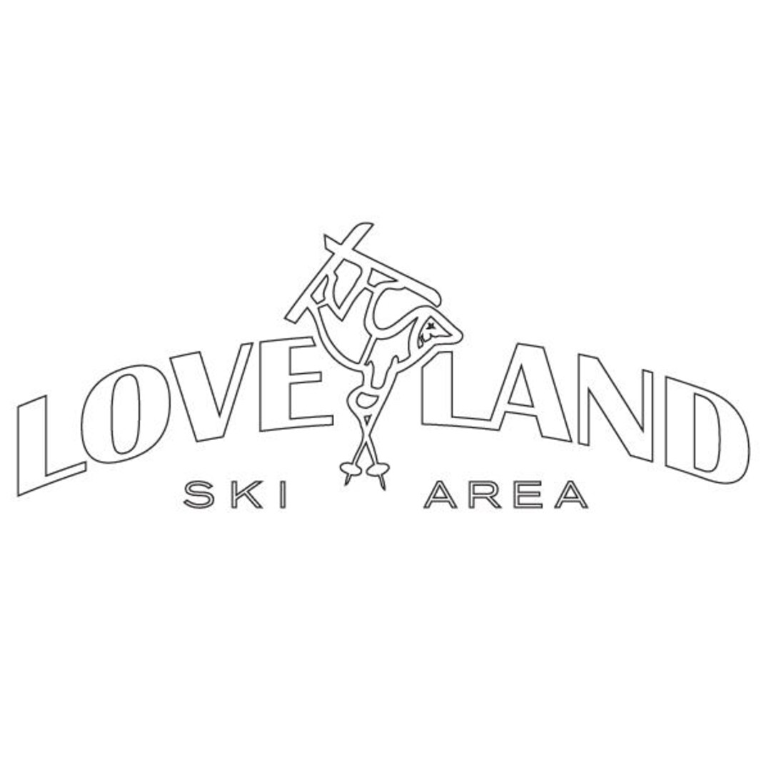 Loveland Ski Mountain Logo Vector.cutline - Etsy