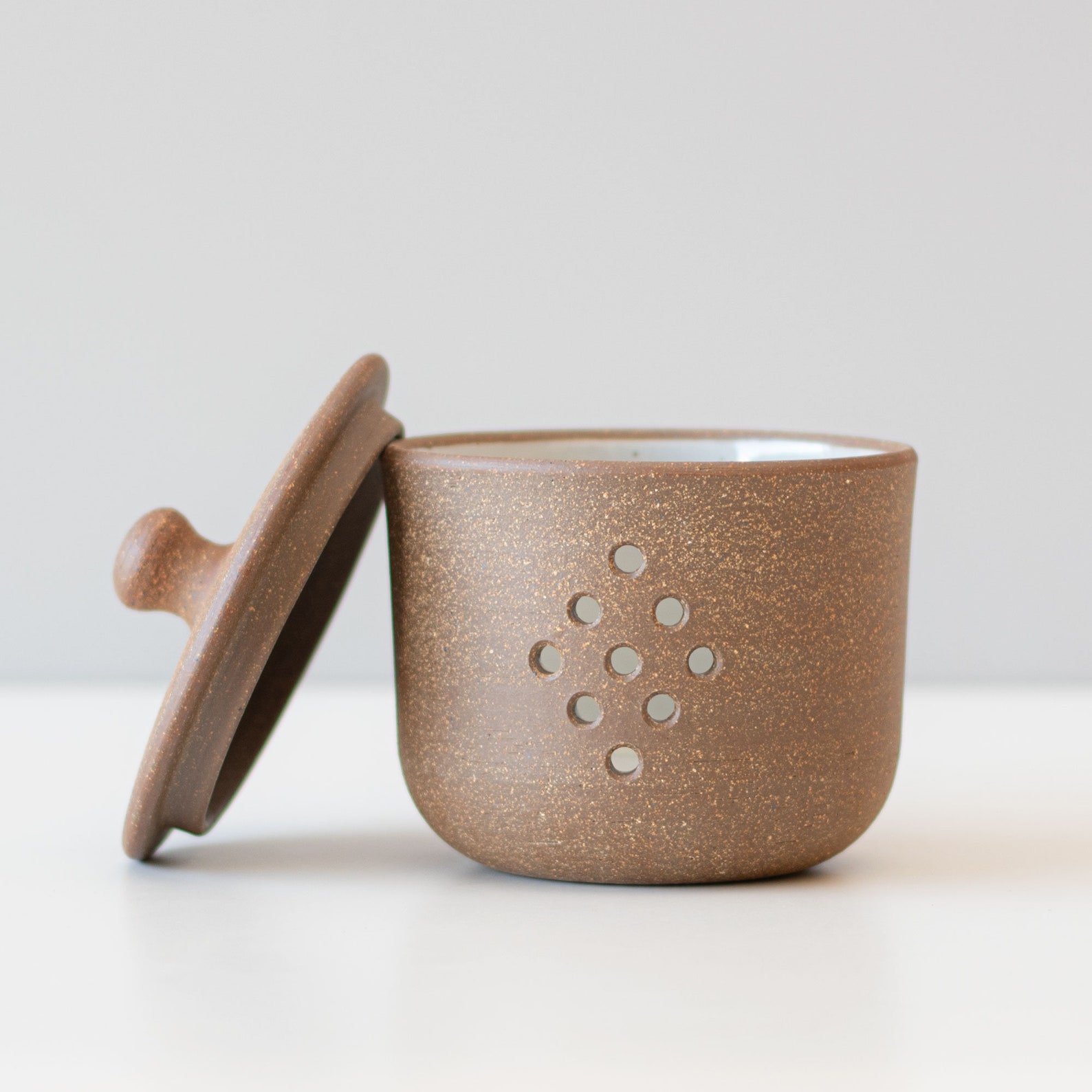 Ceramic Garlic Keeper - Garlic Jar - Etsy