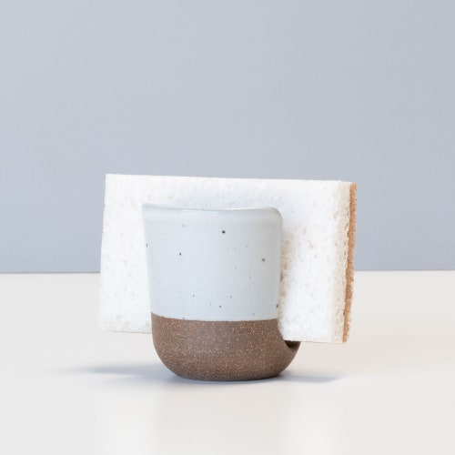 Ceramic Sponge Holder White Ceramics Pottery - Etsy