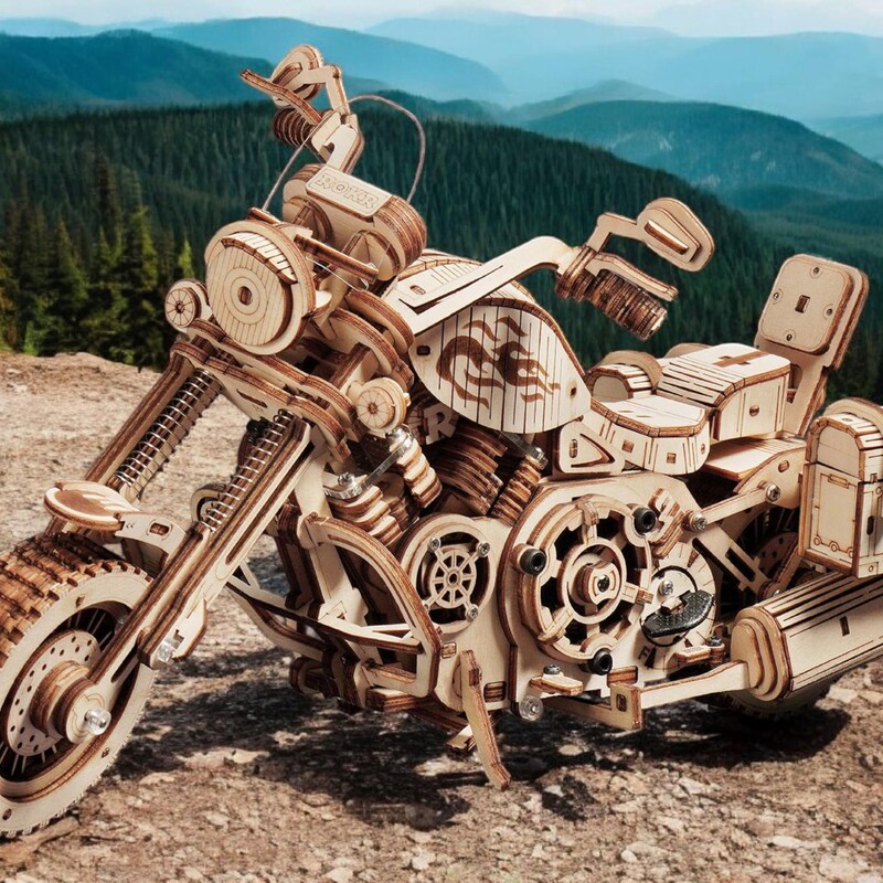 Motorcycle Puzzle - Etsy