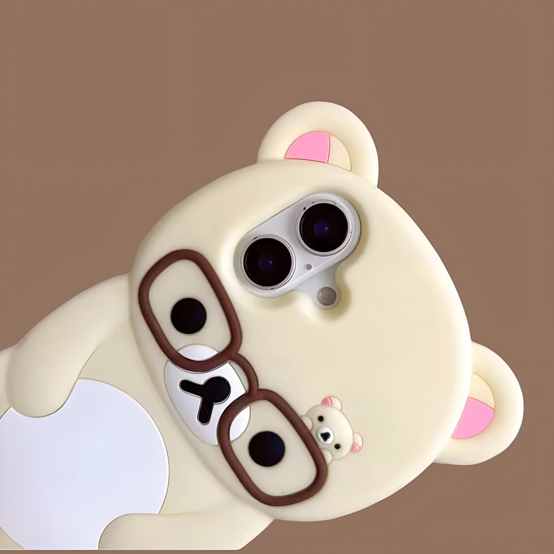 Rilakkuma Bear iPhone Case – Kawaii Cartoon Silicone Cover - Etsy
