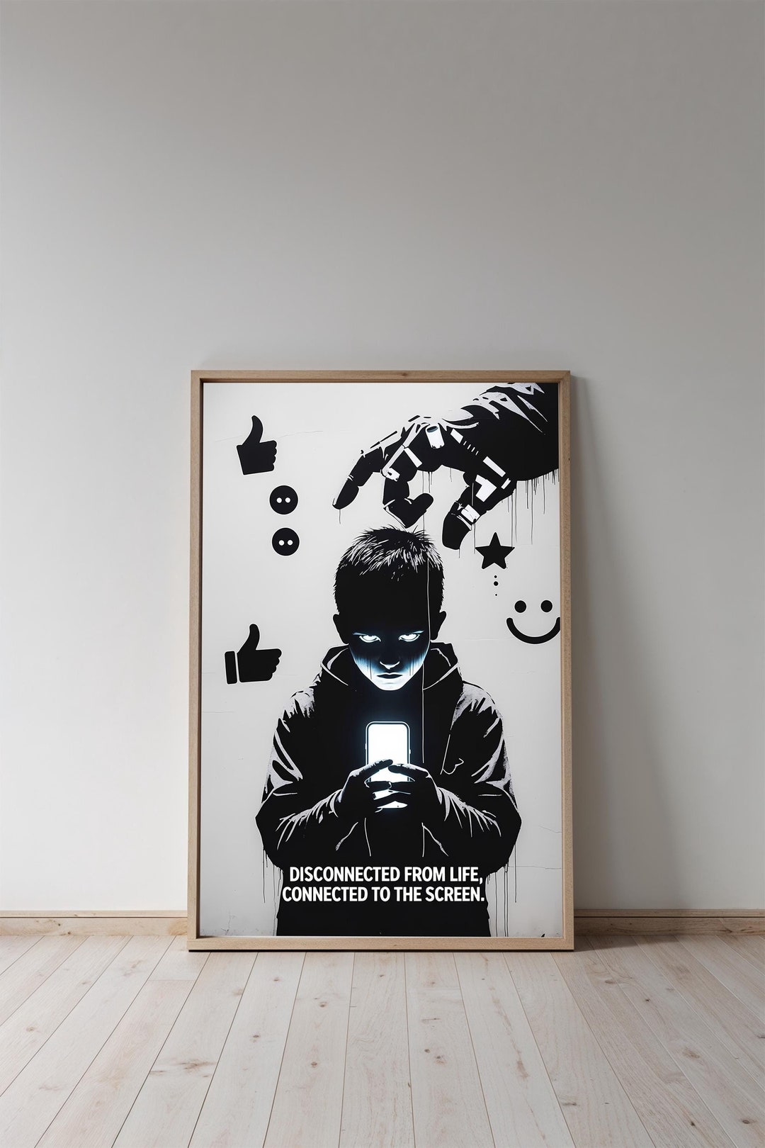 Digital Disconnect | Street Art Inspired Digital Download | Modern ...