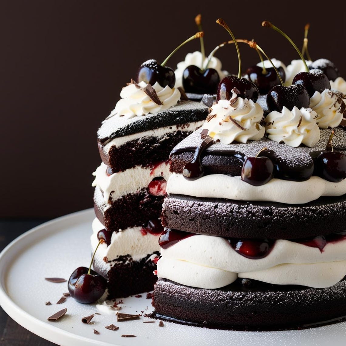 Black Forest Cake PDF Recipe | Cake Recipe PDF | Homemade Chocolate ...