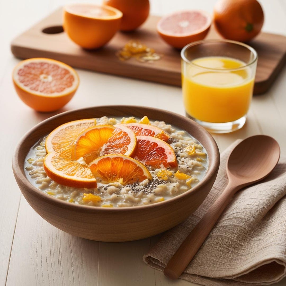 Super Citrusy Oatmeal : 1 Zesty Breakfast to Energize Your Day - Etsy