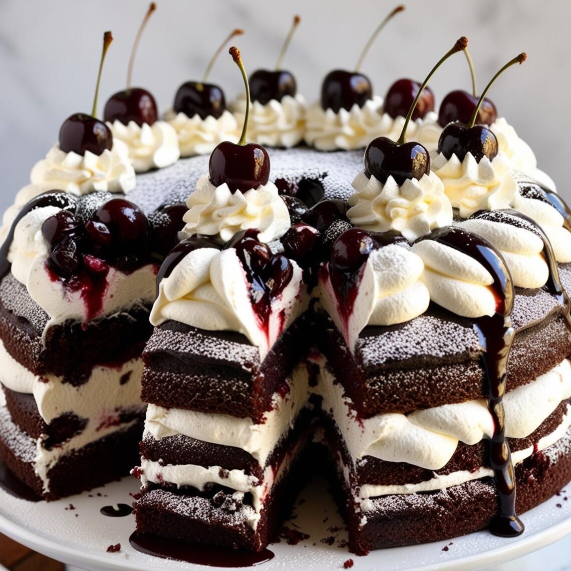 Black Forest Cake PDF Recipe | Cake Recipe PDF | Homemade Chocolate ...
