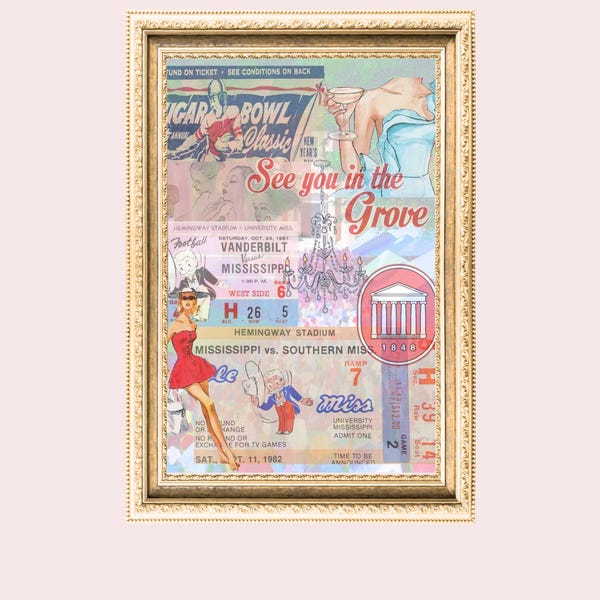 Ole Miss Wall Decor - Etsy