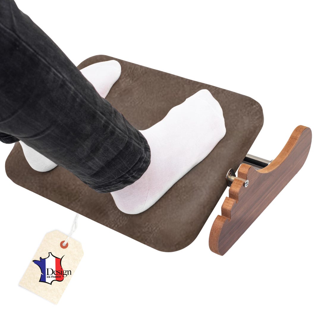 Ms.zerone®confort Home Ergonomic Wooden Footrest–padded Ankle Support ...