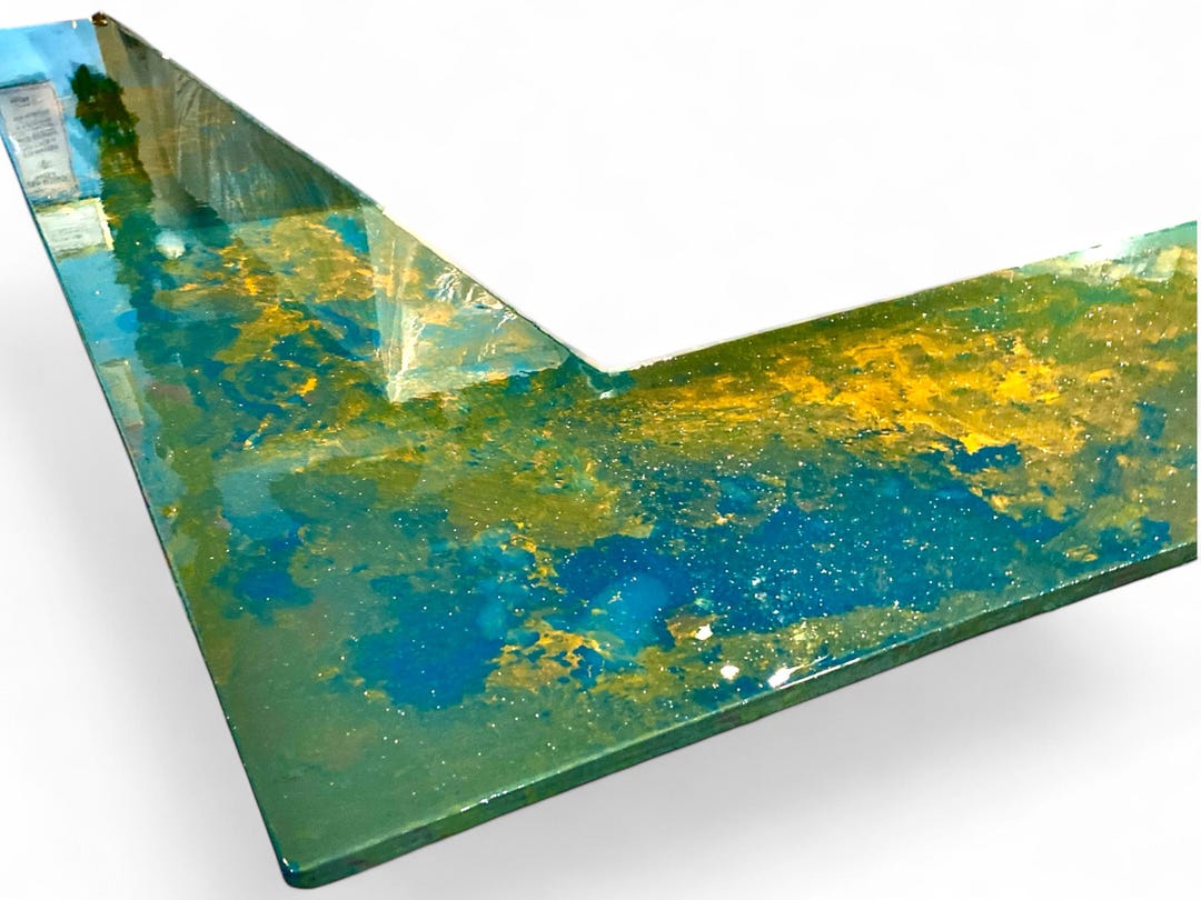Any Color, Size, Shape Granite Pattern Standard Resin Countertop ...