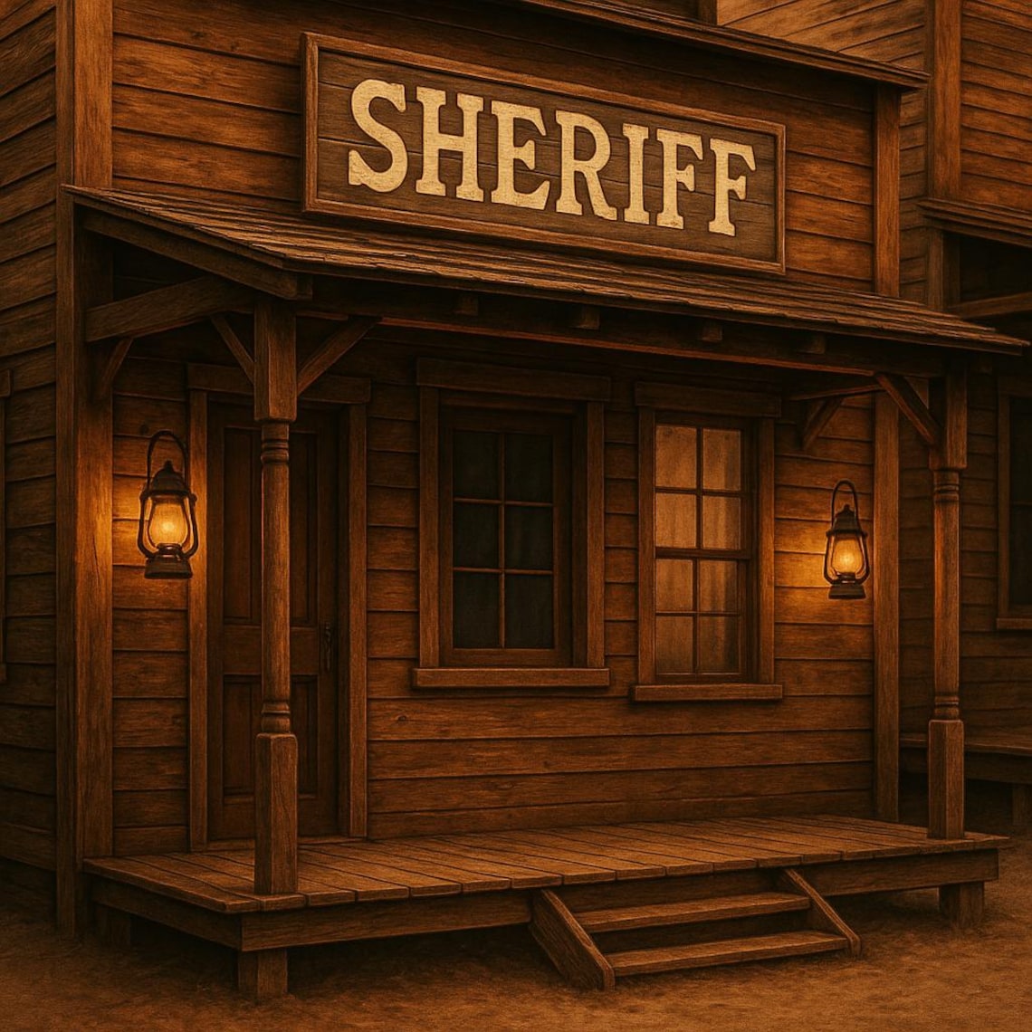 Old West Sheriff Office Digital Download – Rustic Western Wall Art ...
