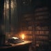 Dark Academia Aesthetic Wall Art - Vintage Gothic Library Print ...