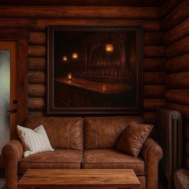 Vintage Western Saloon Bar Art Print – Old West Digital Download ...