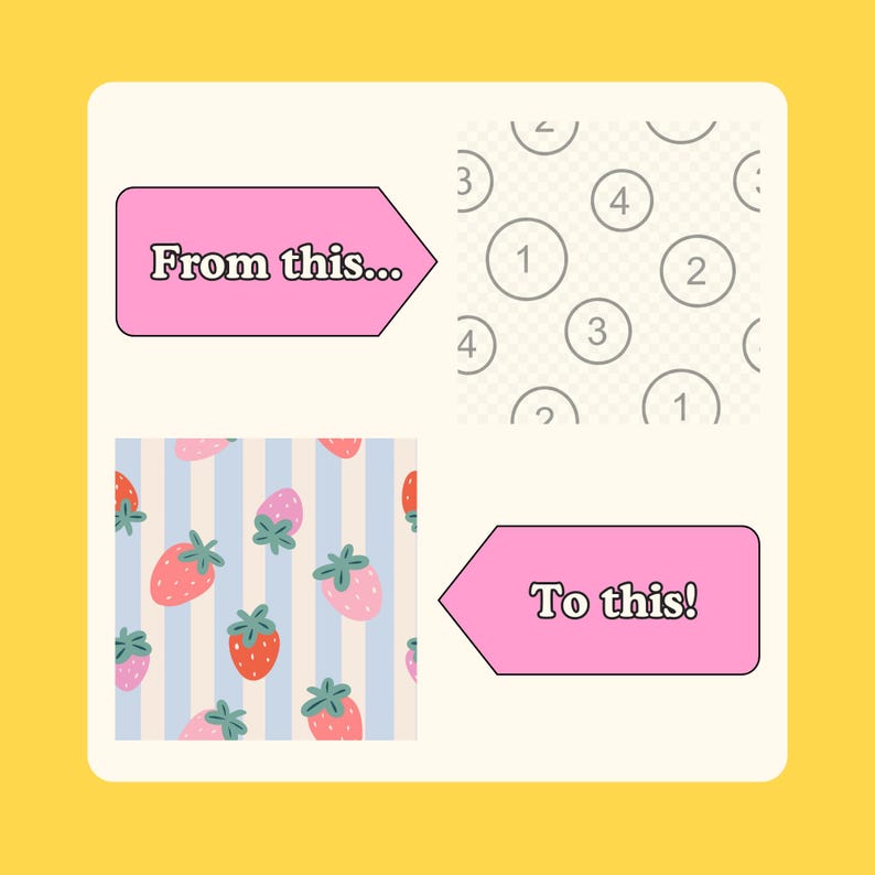 Seamless Pattern Layout PNG | Repeat Pattern Template | Pattern Maker ...
