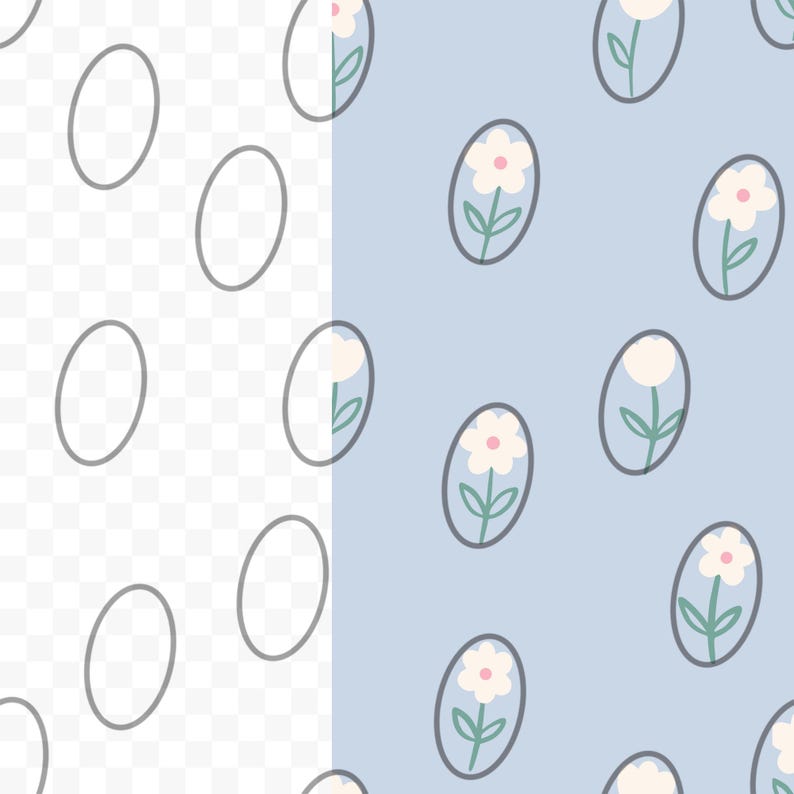 Seamless Pattern Layout PNG | Repeat Pattern Template | Pattern Maker ...