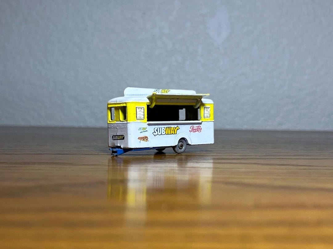 Subway Sandwiches Custom Painted Vintage Matchbox Lesney Die Cast Truck ...