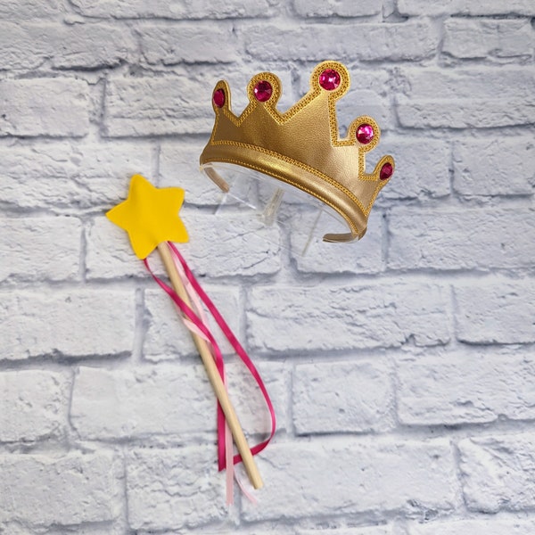 Crown and Wand - Etsy