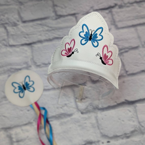 Butterfly Crown. Butterfly Wand. Butterfly Headband. Butterfly - Etsy